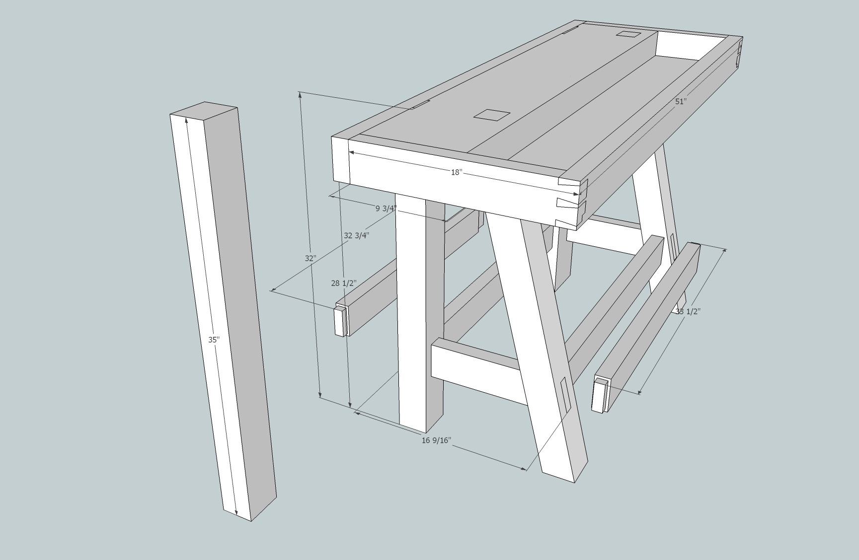 Mosquito's French Workbench